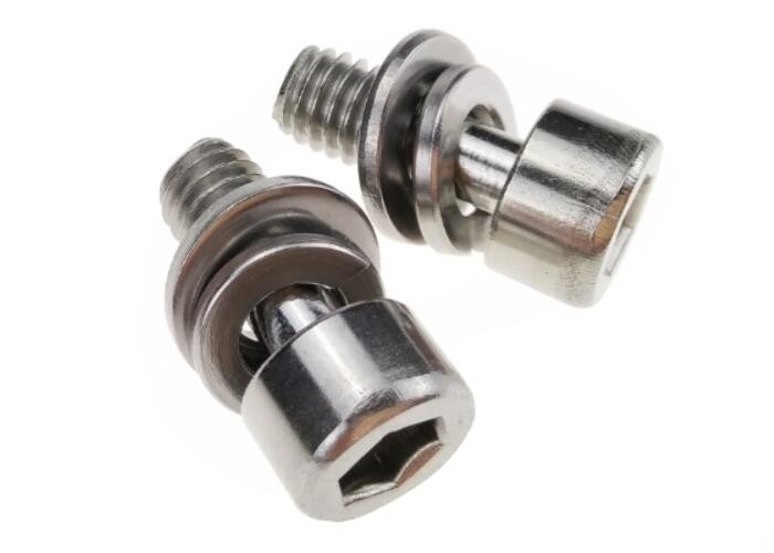 M6 Edelstahl SEMS schraubt Hexen-Sockel-Inbus-Kopf Metallschrauben ...